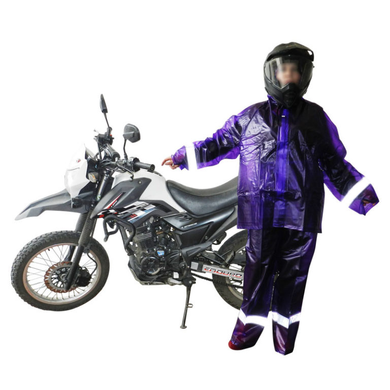 Impermeable siliconado para moto en viniltrans calibre 8 | Industrias ...